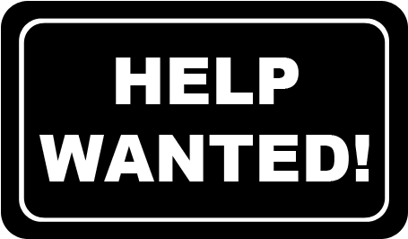 Help Wanted Black And White - Free Transparent PNG Download - PNGkey