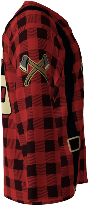 Lumberjacks Custom Hockey Jersey - Jersey - Free Transparent PNG ...