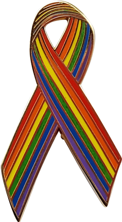 Download Lgbt Png Images - Pride Ribbon Pin PNG Image with No ...