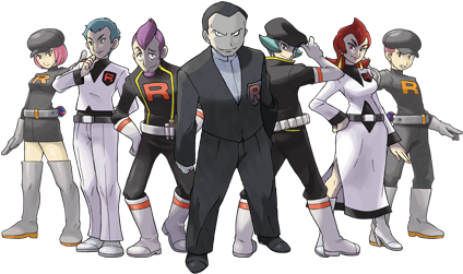 Team Rocket Artwork - Pokemon Team Rocket Johto - Free Transparent PNG ...