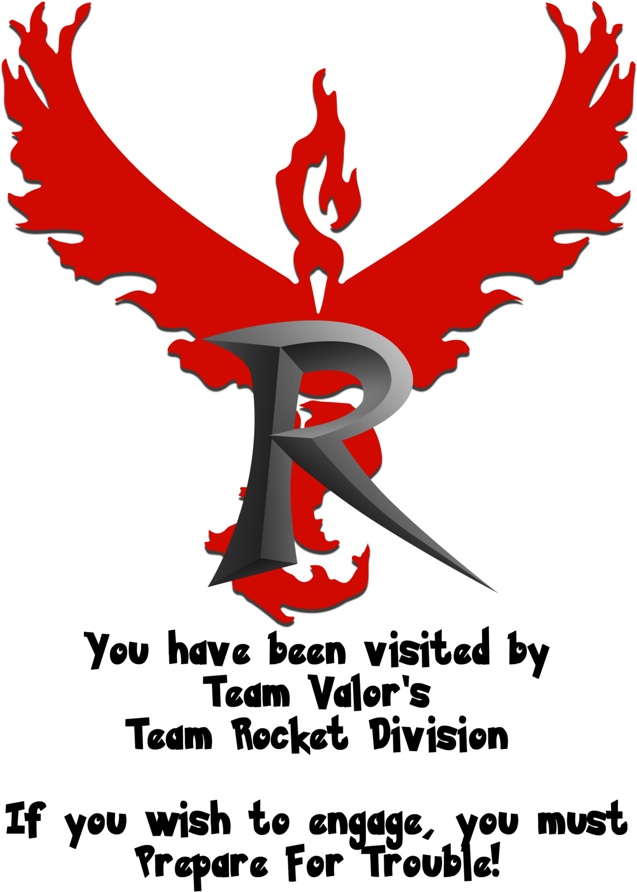 Download Team Rocket Division - Team Valor Is Team Rocket PNG Image ...