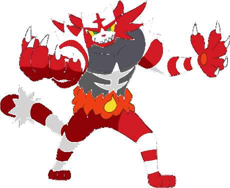 Shiny Incineroar Sm - Shiny Starter Pokemon Alola - Free Transparent ...