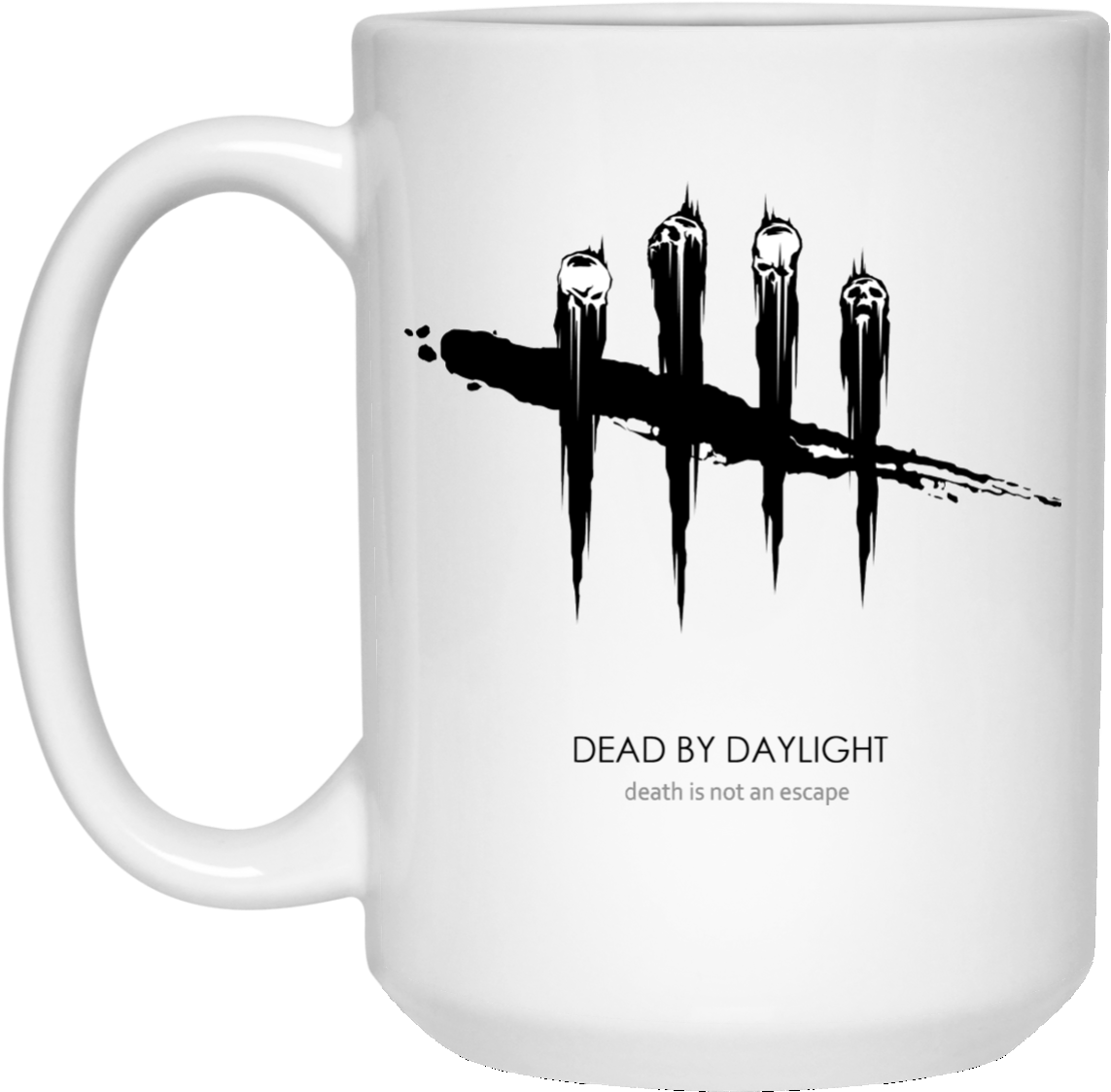 Dead By Daylight White Mug - Dead By Daylight Logo - Free Transparent ...