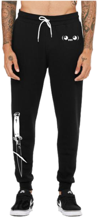 Download Switchblade Joggers In Black - Trousers PNG Image with No ...