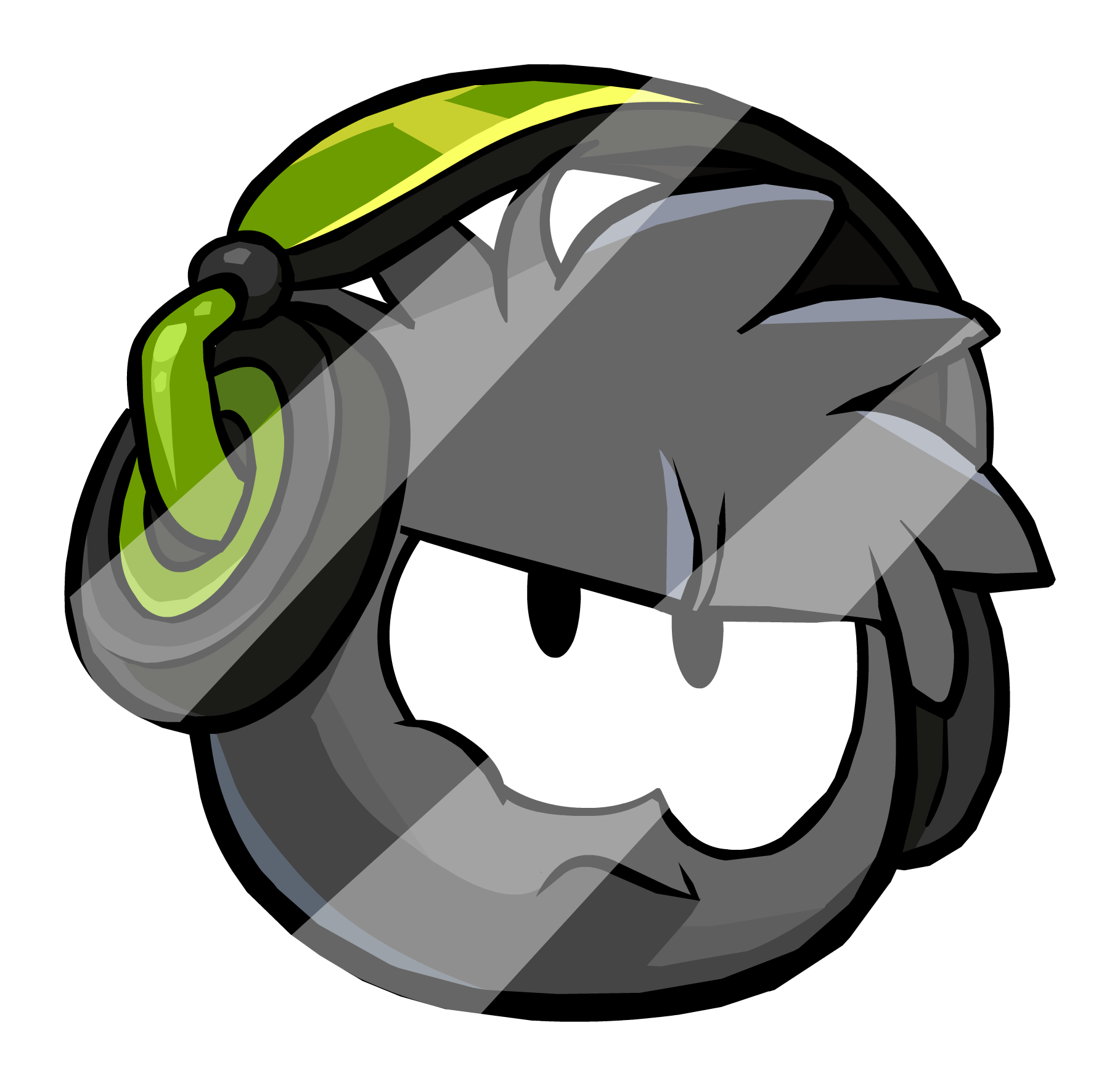 Download Dub Step's Pin Icon - Black Puffle PNG Image with No ...