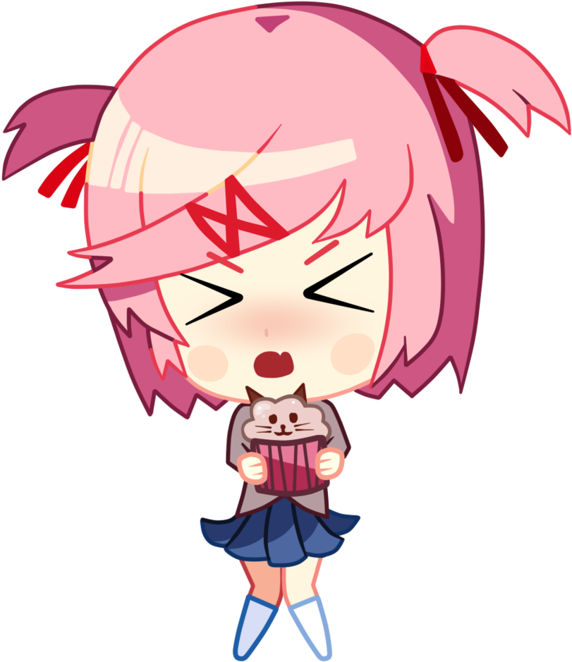 Download Ddlc Sticker Png Clip Art Freeuse Library - Doki Doki ...