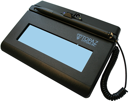 Download Electronic Signature Pad - Topaz Signaturegem Lcd 1x5 T-lbk462 ...