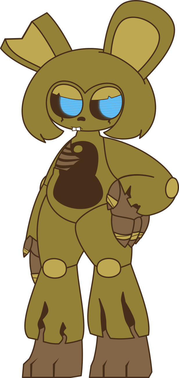 Download Springtrap Doodle - Cartoon PNG Image with No Background ...