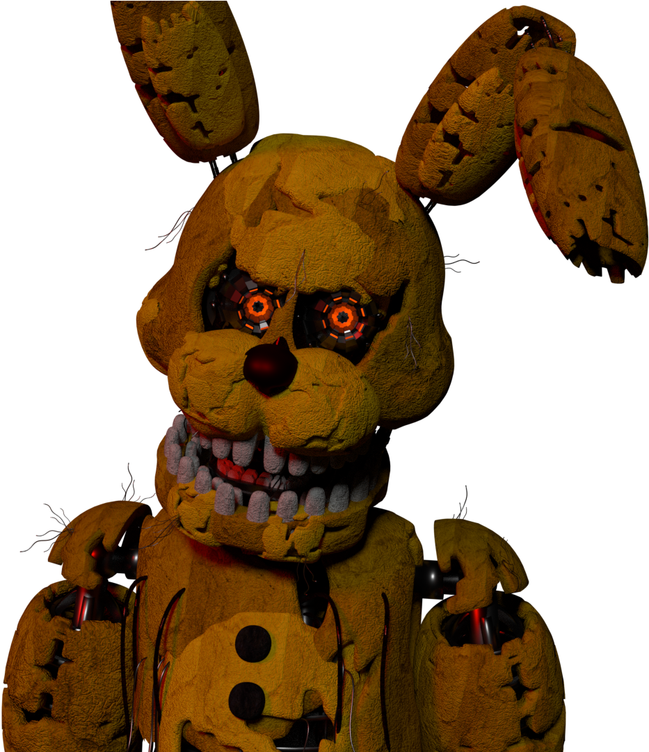 Rendertorture Springtrap - - Trtf 5 The Beast - Free Transparent PNG ...