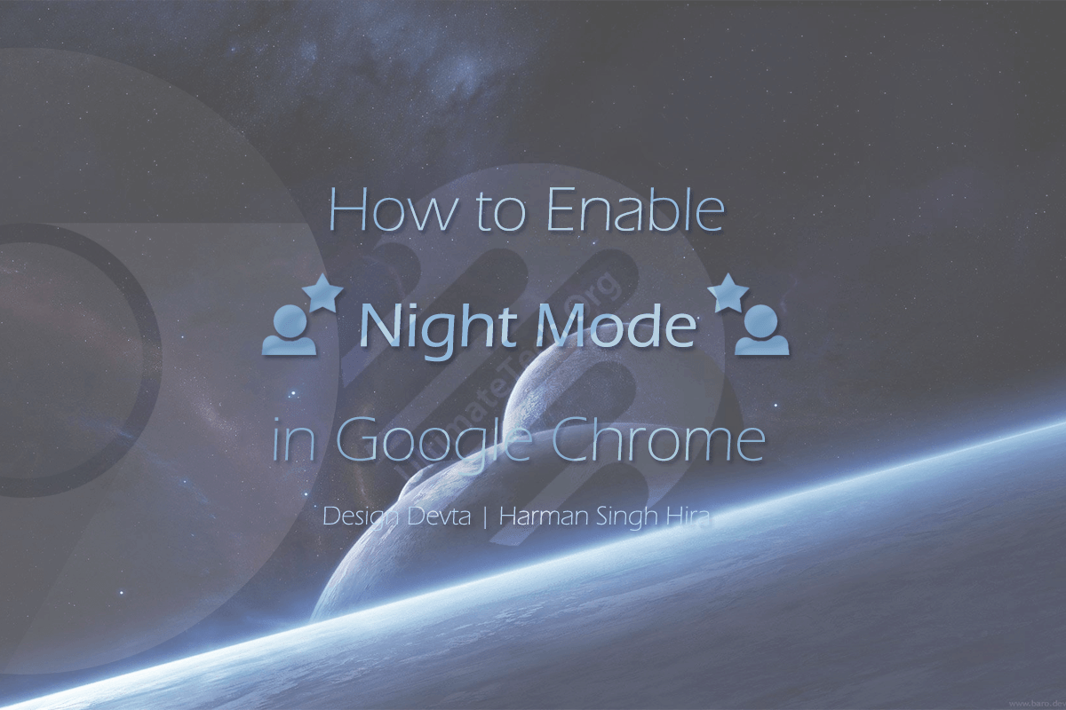 Download How To Enable Night Mode In Google Chrome - Darkness PNG Image ...