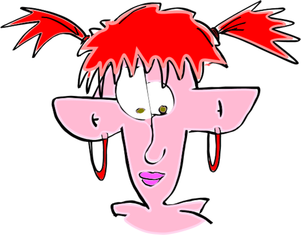 Stupid - Stupid Girl Cartoon - Free Transparent PNG Download - PNGkey