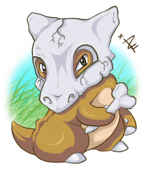Download Cubone Drawing Adorable Png Freeuse Download - Draw Cubone In ...