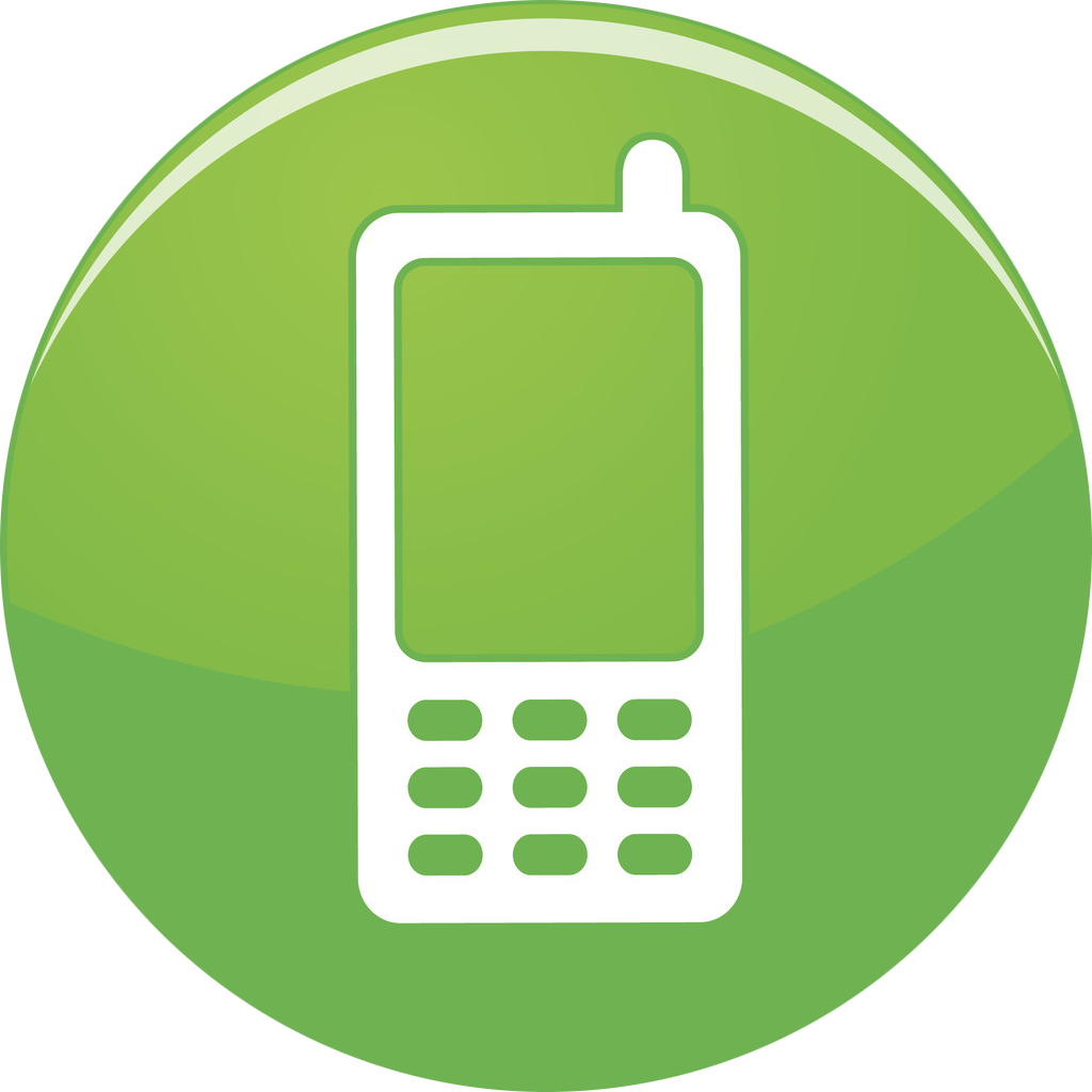 Icono De Tel Fono Png Con Contacto E Icono Celular - Circle - Free ...