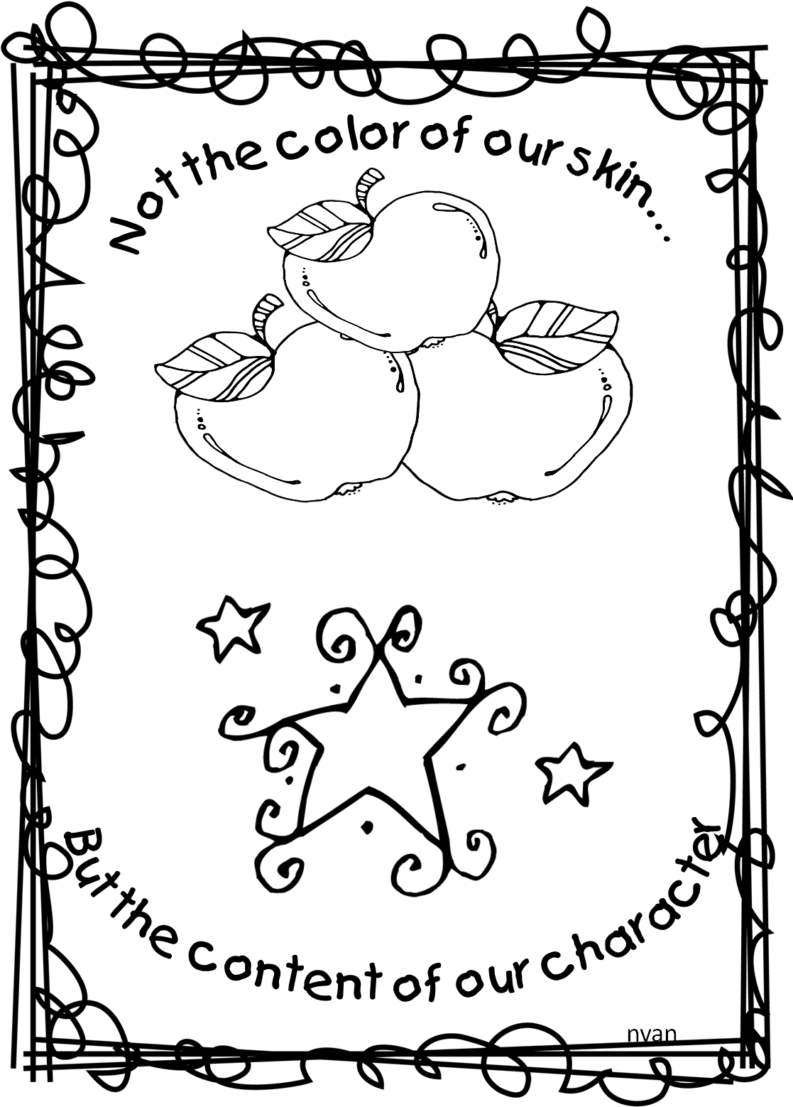 Download Coloring Page Of Printable For With Free - Black And White Fun ...