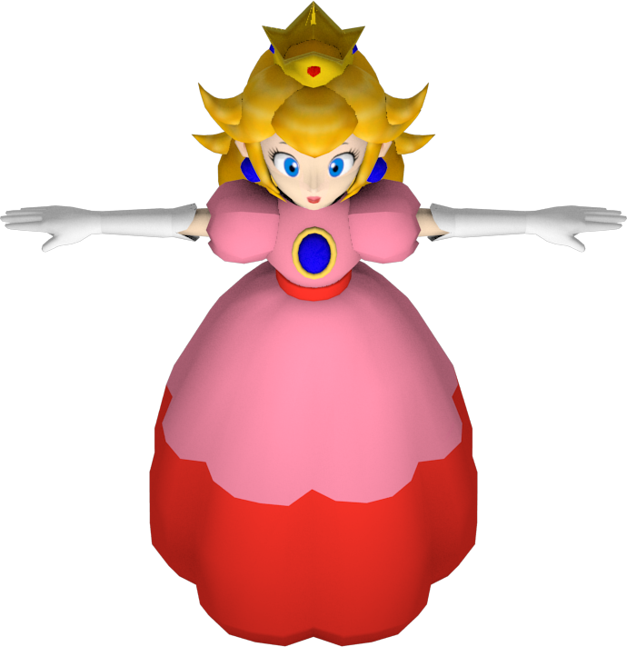 Download Image Result For N64 Peach - Mario Party Models PNG Image with ...