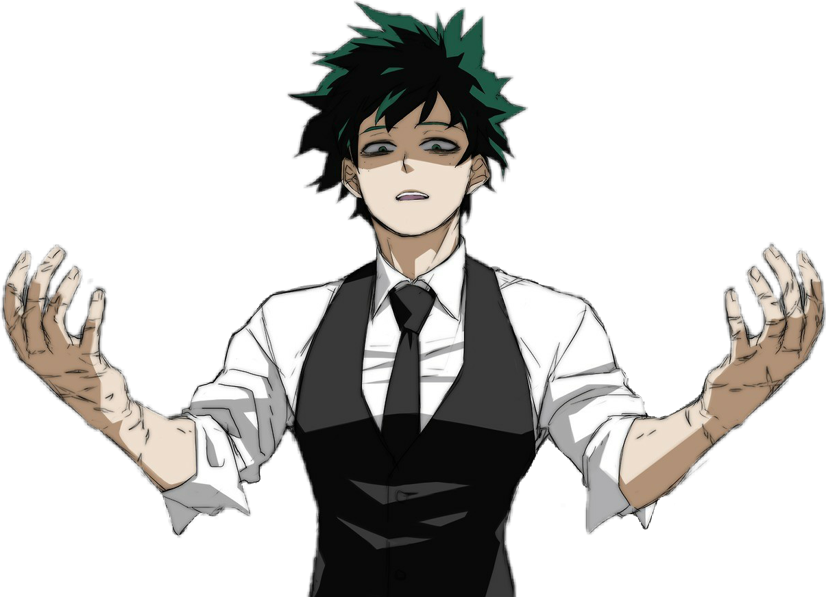 Download Png Free Deku Transparent Villain - Villain Midoriya PNG Image ...