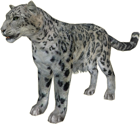 Snowleopard Ludozoo - Zt2 Snow Leopard - Free Transparent PNG Download ...