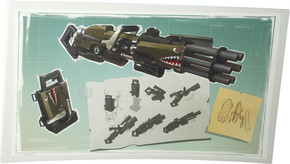 Download Fortnite Minigun Png Image - Fortnite Season 6 Loading Screen ...