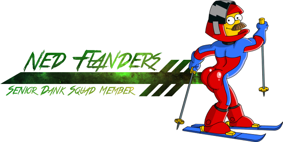 Download Ned Flanders's Signature - Ned Flanders Como Si No Llevara ...