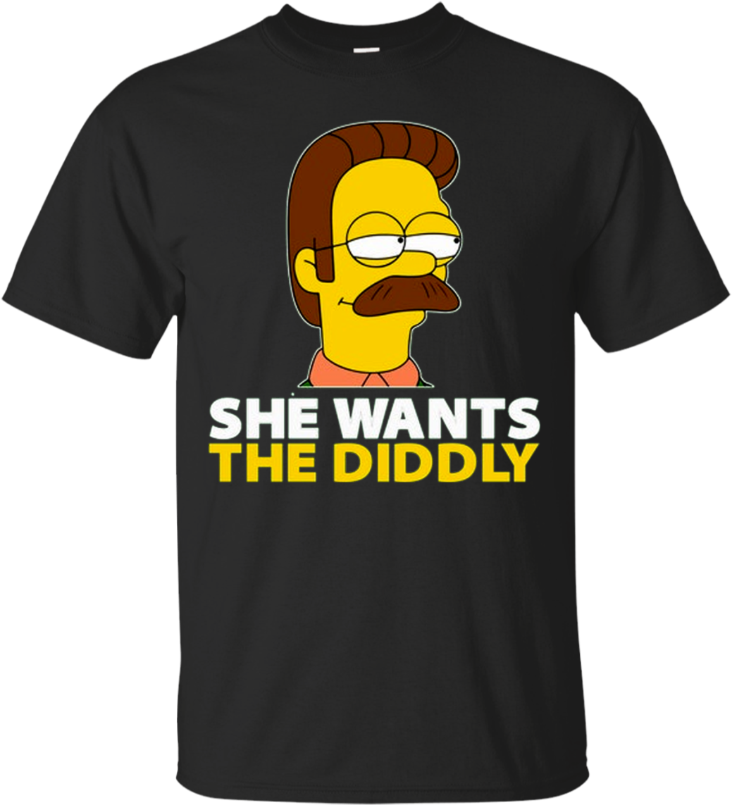 Download She Wants The Diddly Ned Flanders - She Wants The Diddly Shirt ...