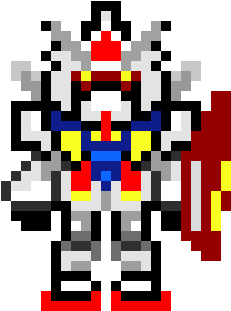 Download Gundam - Pixel PNG Image with No Background - PNGkey.com