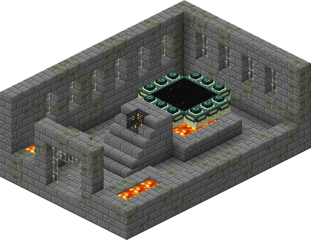 Download Strongholdportalroom - Playstation 3 Minecraft PNG Image with ...