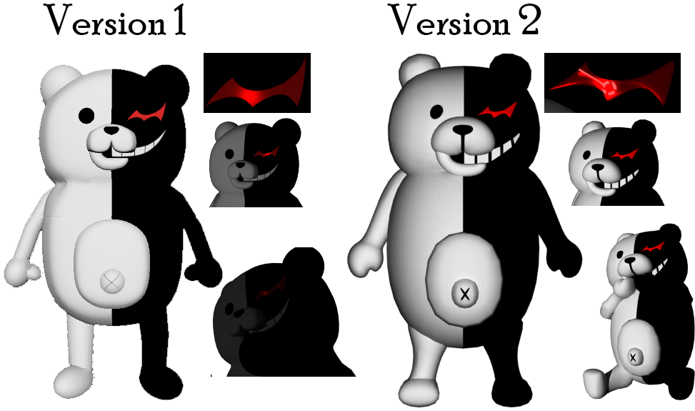 Download Remade My Old Monokuma 3d Model - Danganronpa: Kibou No Gakuen ...