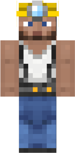 Download 16 - - Minecraft Miner Skin PNG Image with No Background ...