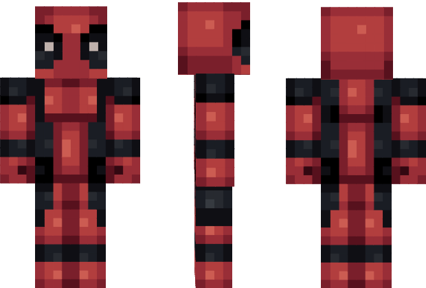 Deadpool Minecraft Skin Deadpool Skin, Minecraft Pixel - Deadpool ...