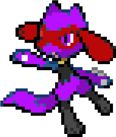 Riolu - Pixel Art Pokemon Riolu - Free Transparent PNG Download - PNGkey