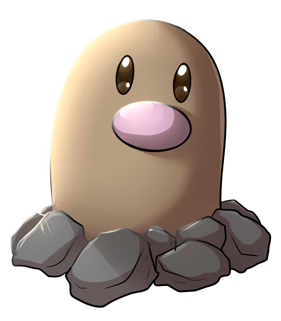 Download Pokémon Characters,diglett ,riverspirit456 - Cygnini PNG Image ...