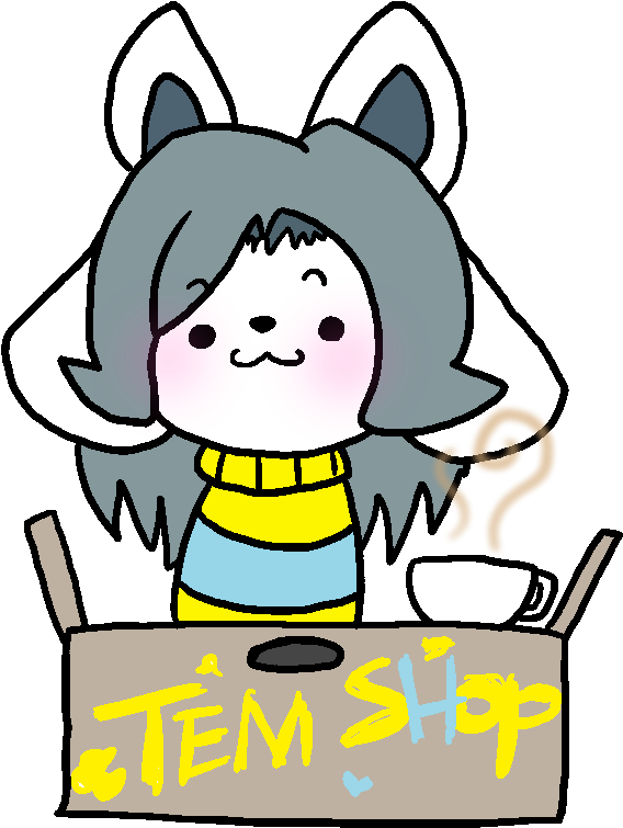 Download Temmie - Temmie Tem Shop PNG Image with No Background - PNGkey.com