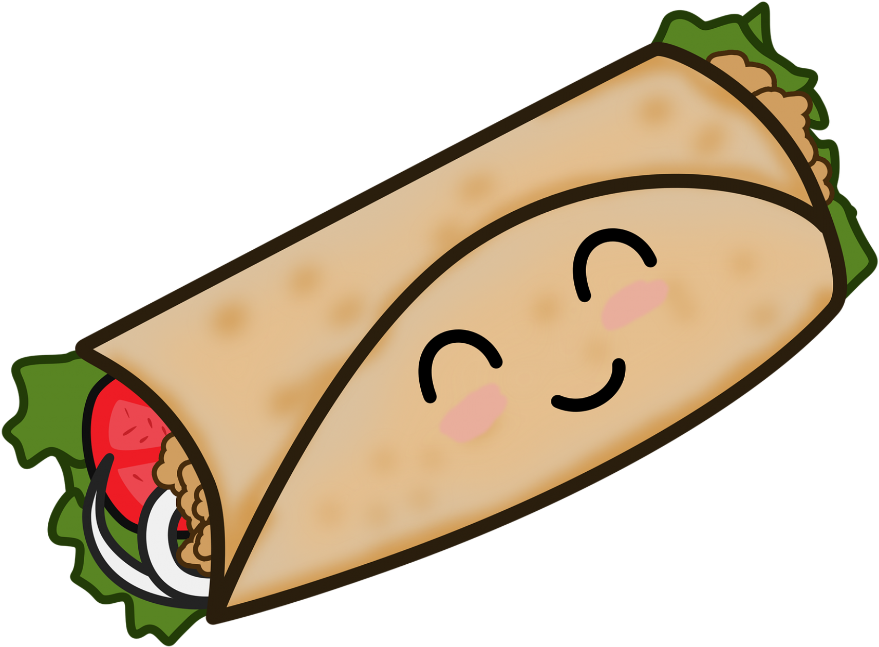Download Burrito Boy - Kawaii Mexicano PNG Image with No Background ...