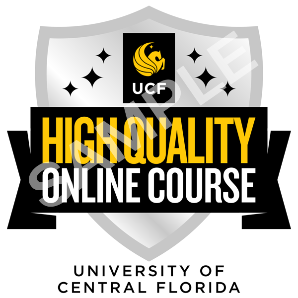 Download Quality Course Badge - University Of Central Florida PNG Image ...