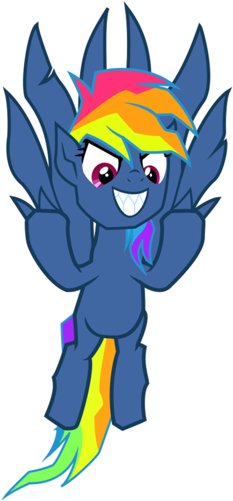 Remcmaximus, Evil Grin, Evil Pie Hater Dash, Female - Mlp Evil Girl ...