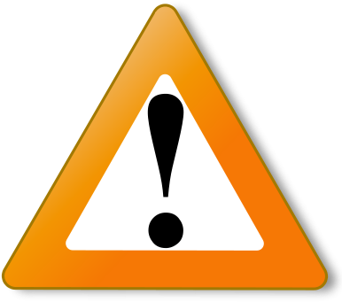 Caution - Svg - Warning Orange - Free Transparent PNG Download - PNGkey