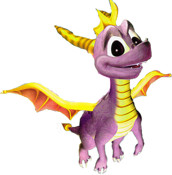 File - Spyro 1 - Jump - Spyro The Dragon - Free Transparent PNG ...