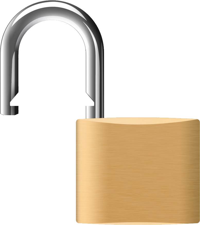 Download Unlocked Lock Transparent Background PNG Image with No ...