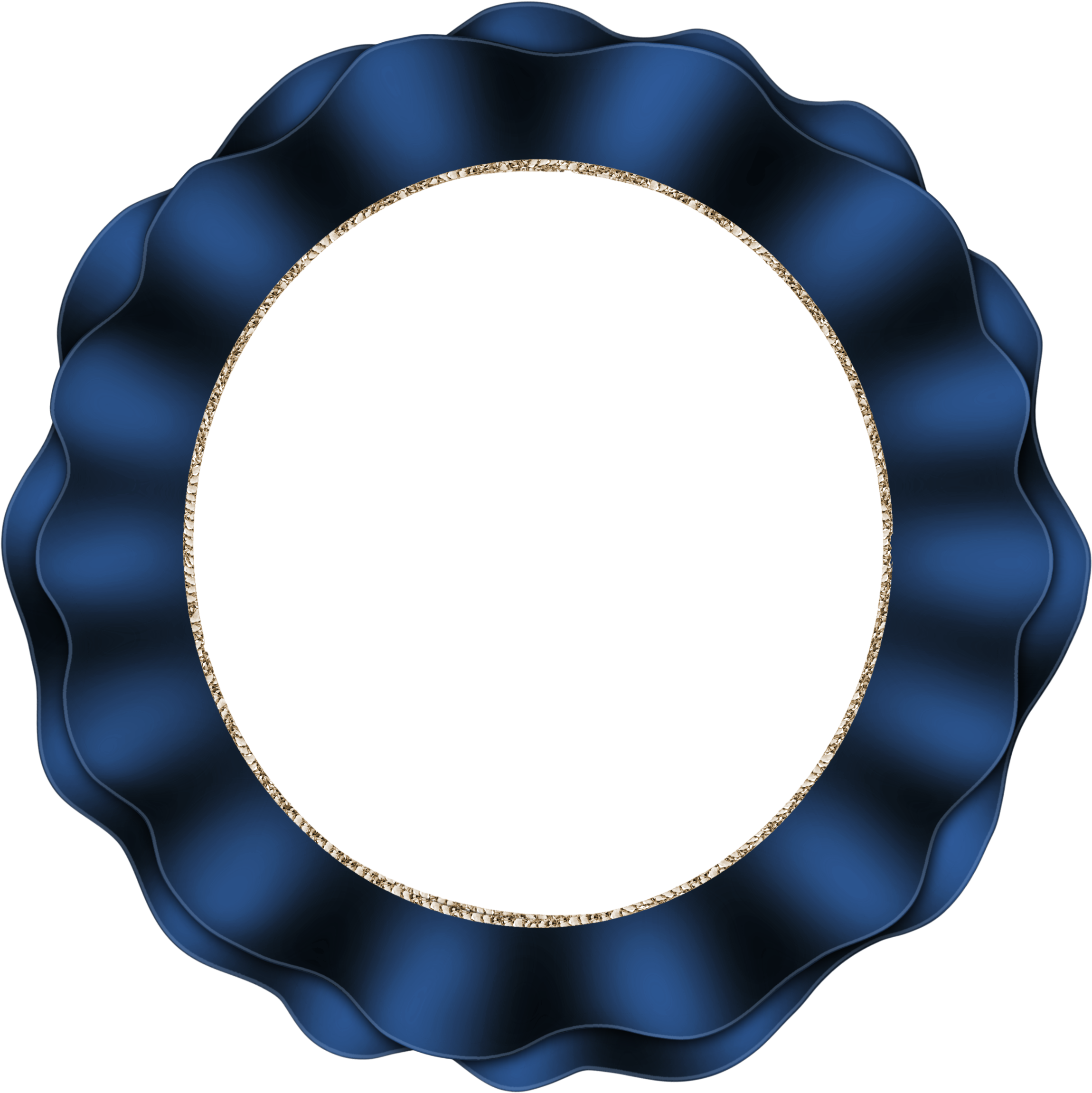 Download Beautiful Dark Blue Round Frame - Infant PNG Image with No ...