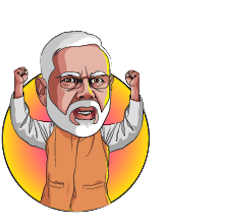 Download Narendra Modi Stickers Messages Sticker-0 - Narendra Modi ...