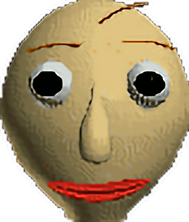 Baldi Basics Education Match Mask Face Emoji Happy - Baldi Face - Free ...