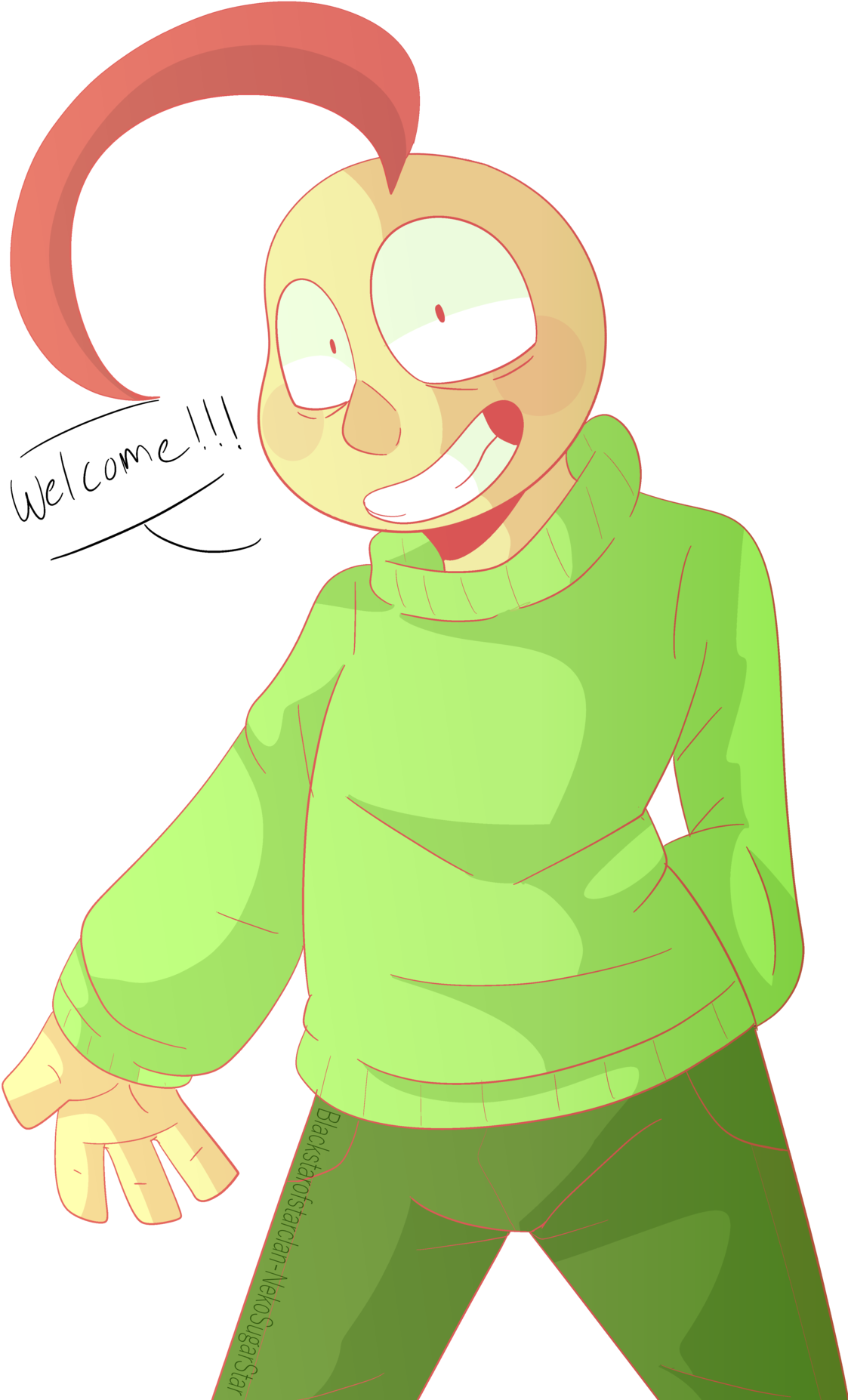 Here's Baldi - - Cartoon - Free Transparent PNG Download - PNGkey