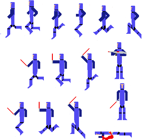 Download Enemy Sprite Sheet PNG Image with No Background - PNGkey.com