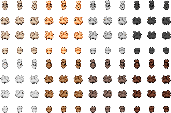 [ Img] - Cute Animal Sprite Sheet - Free Transparent PNG Download - PNGkey