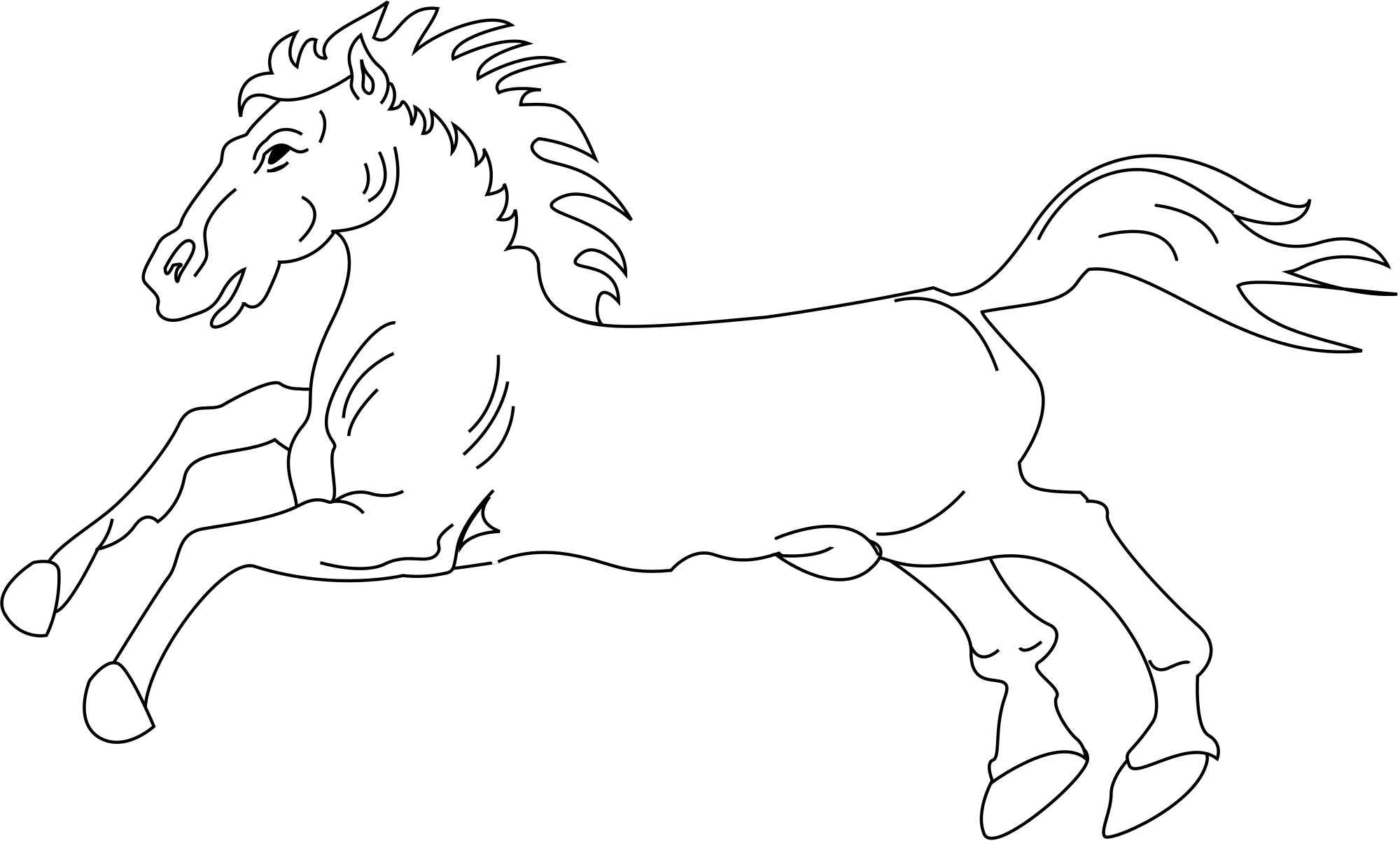 Download Open - Caballo Drawing PNG Image with No Background - PNGkey.com