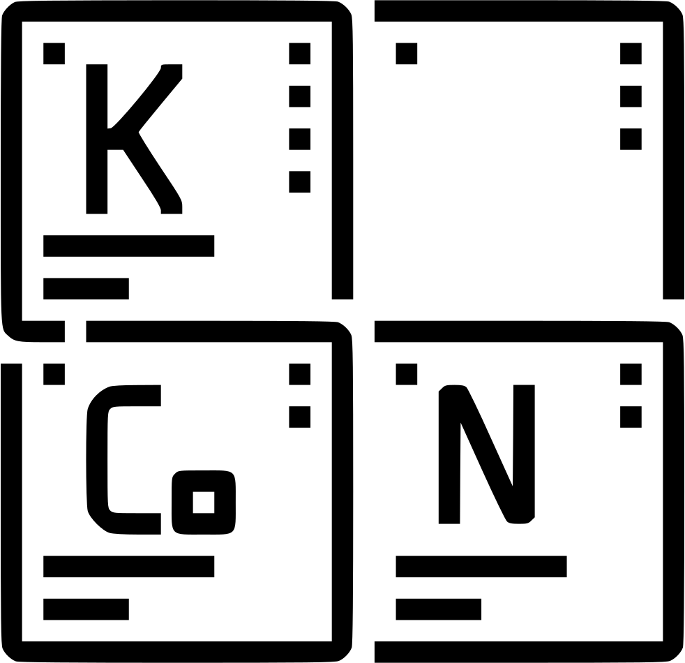 Periodic Table Of Elements - Periodic Table Icon - Free Transparent PNG ...