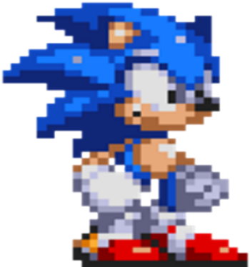 Classic Sonic Sprite - Sonic Mania Modern Sonic - Free Transparent PNG ...