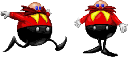 Higher Resolution Sprite Artwork Of Classic Eggman, - Classic Sonic Cd ...