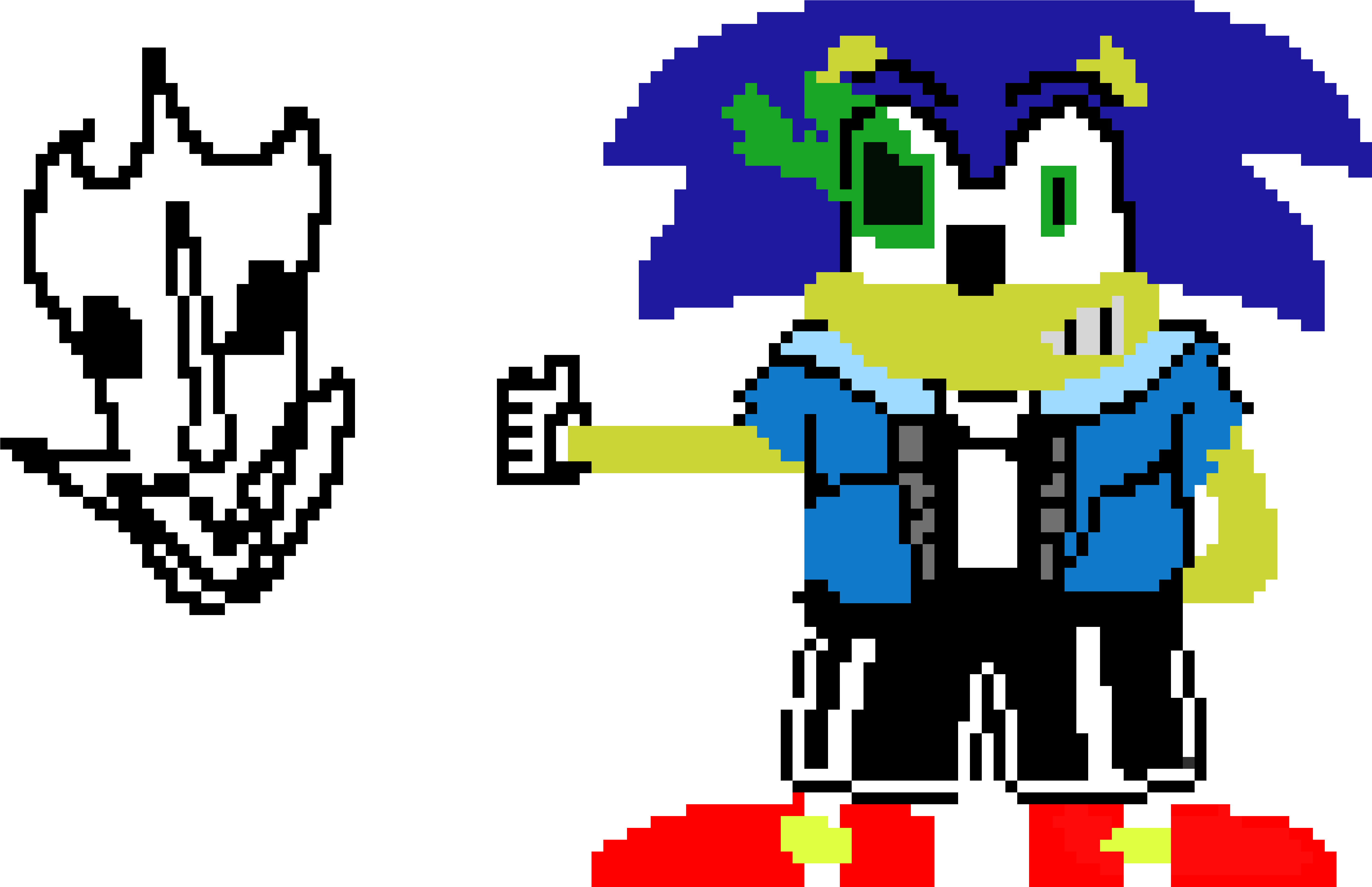 Download Sonictale Sonic Sprite PNG Image with No Background - PNGkey.com