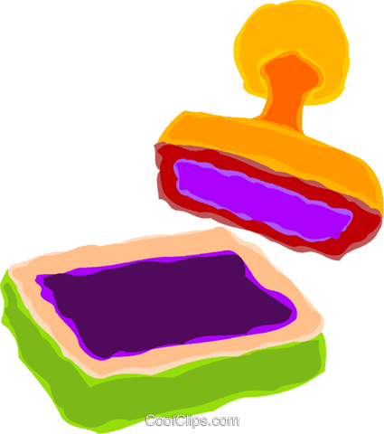 Download Ink Pad And Stamp - Stamp And Ink Clipart PNG Image with No ...